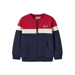 name it Zip-Up Hoodie 'NMMLorcan' boy size 98 Navy / Red / White