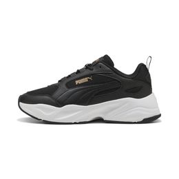 Puma Sneaker 'Cassia 2.0' Damen Gr&ouml;&szlig;e 42.5 gold / schwarz Sommerschuhe