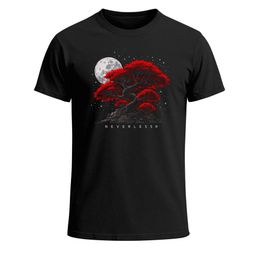 Neverless Shirt 'Bonsai Tree' male size XXXL Black