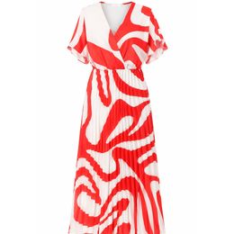 Elara Kleid Damen Gr&ouml;&szlig;e 40 rot / wei&szlig; Sommerkleid