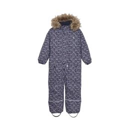 Minymo Athletic Suit 'Snow' girl size 146 Dark beige / Night blue / Pastel blue / Dusky pink