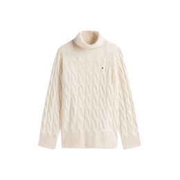 Tommy Hilfiger Pullover Damen Gr&ouml;&szlig;e XXS creme / navy / rot / wei&szlig;