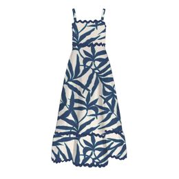 Apricot Leaf Silhouette Ric Rac Trim Maxi Dress ' ' Damen Gr&ouml;&szlig;e 42 creme Sommerkleid
