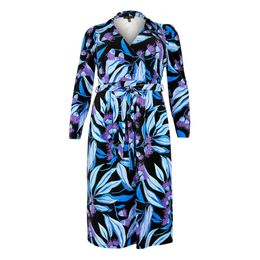 Yoek Dress ' Wrap Detail ' female size 38/40 Blue / Purple