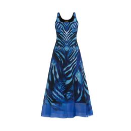 JIORO Kleid 'SHADES OF BLUE' Damen Gr&ouml;&szlig;e 40 blau Sommerkleid