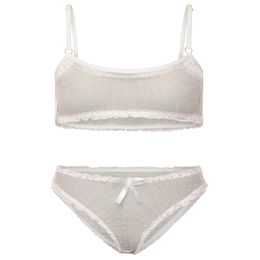 Orchibelle W&auml;sche-Sets Damen Gr&ouml;&szlig;e 80 wei&szlig;