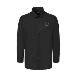 K by KARL LAGERFELD Karl Lagerfeld Button Up Shirt male size XXXL Black