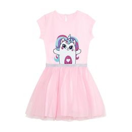 Msh B&g Kleid M&auml;dchen Gr&ouml;&szlig;e 116 himmelblau / lila / pink / wei&szlig;