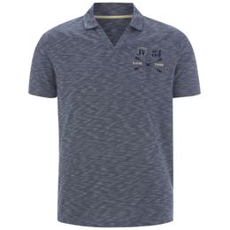 Jan Vanderstorm Poloshirt 'Gistur' Herren Gr&ouml;&szlig;e L beige / dunkelblau