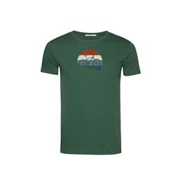 Greenbomb Shirt 'Bike Winter' male size XS Blue / Green / Red