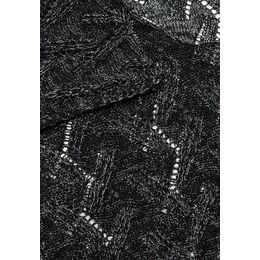 qisha Pullover Damen Gr&ouml;&szlig;e XS/S schwarz / silber