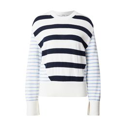 s.Oliver Sweater female size L Cream / Navy / Light blue