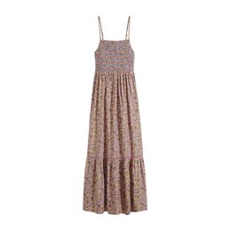 Bonprix Kleid Damen Gr&ouml;&szlig;e 48 dunkelbeige / oliv / violettblau / hellpink Sommerkleid