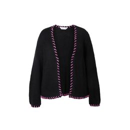 Angel of Style Strickjacke Damen Gr&ouml;&szlig;e XXXL/4XL lila / schwarz