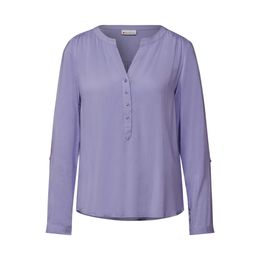 Street One Basic Bluse in Unifarbe Damen Gr&ouml;&szlig;e S lila