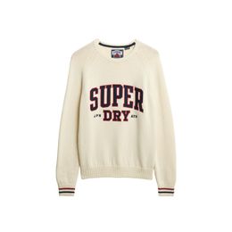 Superdry & Co Sweater female size L marine blue / Red / natural white
