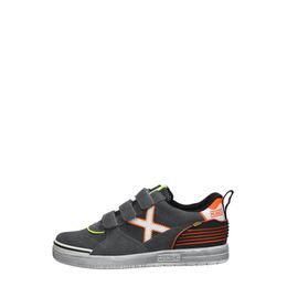 MUNICH Sneaker 'Klittenband Laag' Jungen Gr&ouml;&szlig;e 27 dunkelgrau
