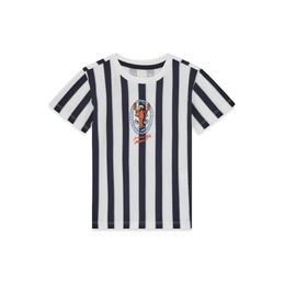 Guess T-Shirt Jungen Gr&ouml;&szlig;e 116 rauchblau / dunkelblau / wei&szlig;