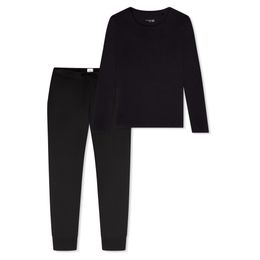 Schiesser Pyjama 'Mix & Relax' Damen Gr&ouml;&szlig;e XXL schwarz Sommerkleid