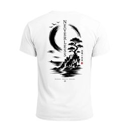Neverless Shirt 'Spirit of Japan' Herren Gr&ouml;&szlig;e XL wei&szlig;