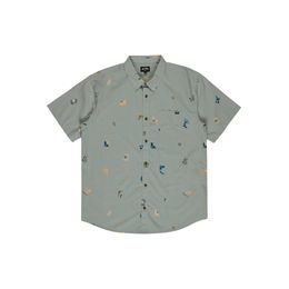 Billabong Button Up Shirt 'Sundays Mini' male size XXL Navy / Light blue / Off white