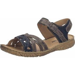 JOSEF SEIBEL Strap Sandals 'Ivy 08' female size 43 Navy / Brown