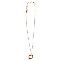 Capelli New York Kragen 'Halskette mit filigranem Blumenanh&auml;nger aus Edelstahl 18K vergoldet' Damen Gr&ouml;&szlig;e Onesize gold