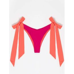 HACOY Bikini 'Dual Color Triangle Bikini' Damen Gr&ouml;&szlig;e L dunkelpink