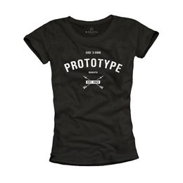Makaya Shirt 'God ́s own Prototype' Damen Gr&ouml;&szlig;e L schwarz