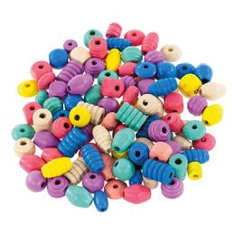 buttinette Holzperlen, pastell, 500 g
