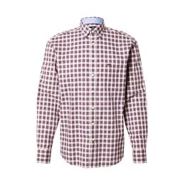 Fynch-Hatton Hemd 'Classic' Herren Gr&ouml;&szlig;e L ecru / navy / gelb / burgunder