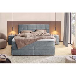 Jockenh&ouml;fer Boxspringbett &raquo;AMY mit Bettkasten, inkl. Taschenfederkernmatratze H&auml;rtegrad H3-H4&laquo; mit 6 cm Kaltschaum-Topper, Chenille-Bezug, 180x200 und 200x200 cm 