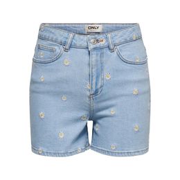 Only Damen Only Jeansshorts &raquo;ONLJOSEPHINE HW DAISY DNM SHORTS AZGNOOS&laquo; Baumwollmischung, High Waist blau XL (42), N-Gr