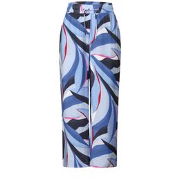 Cecil Pants female size 40 Navy / Light blue / Red / Black