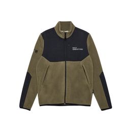 Halo Fleecejacke Herren Gr&ouml;&szlig;e XXXL oliv / schwarz