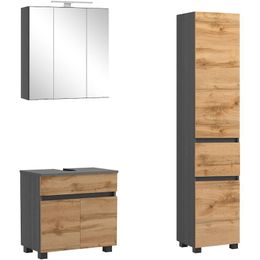 OTTO home Badm&ouml;bel-Set &raquo;BOZEN, 3-tlg. Unterbecken-Set - Seitenschrank&laquo; Holzwerkstoff Einheitsgr&ouml;&szlig;e