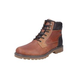 Rieker Lace-Up Boots male size 42 Caramel / Cognac / Dark brown