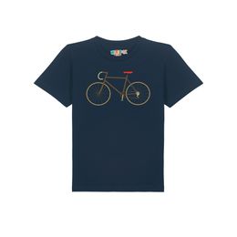 Watabout.kids T-Shirt 'Fahrrad' Jungen Gr&ouml;&szlig;e 110/116 navy / braun / mokka / rot