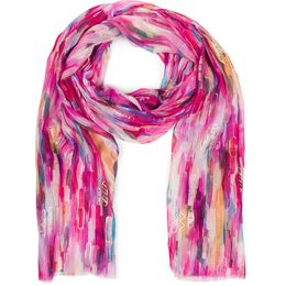 Stylebreaker Schal 'Leichter Schal mit Streifen Farbverlauf Metallic' Damen Gr&ouml;&szlig;e One Size pink