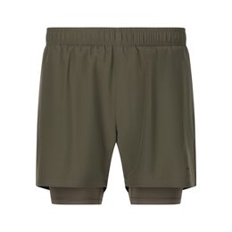Endurance Sportshorts 'Kros' Herren Gr&ouml;&szlig;e M dunkelgr&uuml;n
