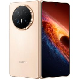 Honor Smartphone &raquo;Magic V6&laquo; Gold beige Professionelles Triple-Kamerasystem (50 MP + 64 MP + 50 MP) mit KI-Funktionen und bis zu 100&times; Digitalzoom