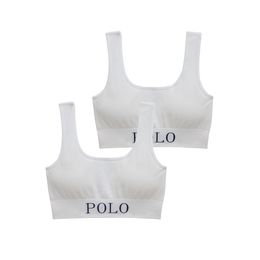 Polo Ralph Lauren Bustier ' Ribbed Seamless ' Damen Gr&ouml;&szlig;e 90 offwhite