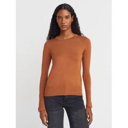 Dilvin Pullover 'Pullover' Damen Gr&ouml;&szlig;e S/L camel