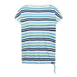 Cecil T-Shirt Damen Gr&ouml;&szlig;e L marine / blue denim / pastellblau / schwarz / wei&szlig;