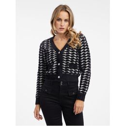 ORSAY Cardigan in Schwarz/ Wei&szlig; - 45% | Gr&ouml;&szlig;e M | Damen-pullover-cardigans
