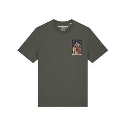 Watapparel Shirt 'Tarot The Chariot' Herren Gr&ouml;&szlig;e XXL beige / blau / braun / khaki