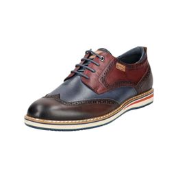 Pikolinos Schn&uuml;rschuh 'Avila' Herren Gr&ouml;&szlig;e 47 blau / rostbraun / dunkelbraun