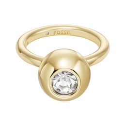 Fossil Ring Damen Gr&ouml;&szlig;e 56 gold