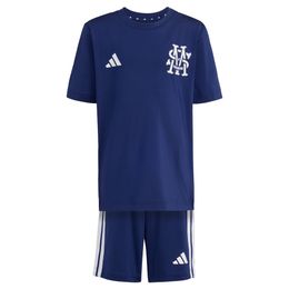 Adidas Sportswear Trainingsanzug 'Spider-Man' Jungen Gr&ouml;&szlig;e 128 dunkelblau / wei&szlig;