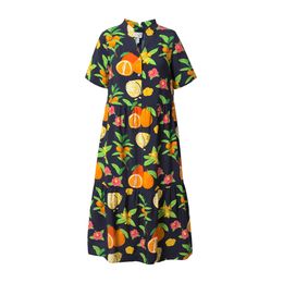 Ulla Popken Kleid Damen Gr&ouml;&szlig;e 58/60 marine / mischfarben Sommerkleid